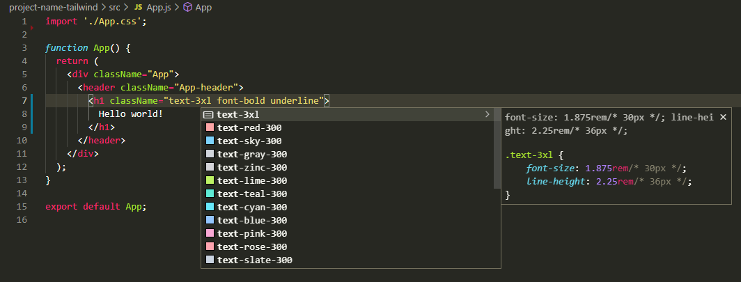React Tailwind Css を使ってみる準備回 心を無にして始める React 「それなら猫の手で」
