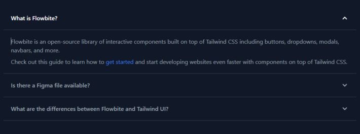 Reacttailwind Flowbite で Accordion を表示してみる 心を無にして始める React 「それなら 