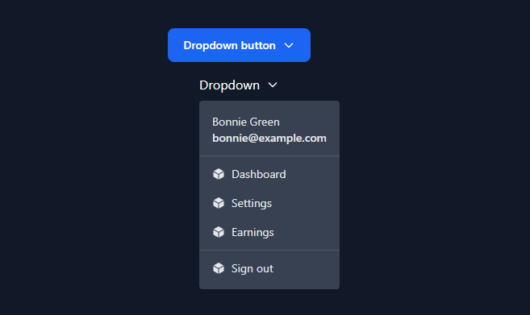 [React+Tailwind] Flowbite で Dropdown を表示してみる | 心を無にして始める React | 「それなら猫の手で」